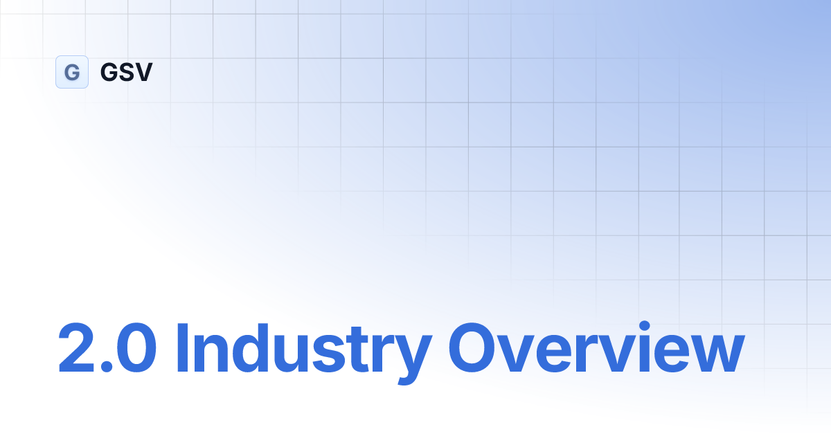 2.0 Industry Overview | GSV